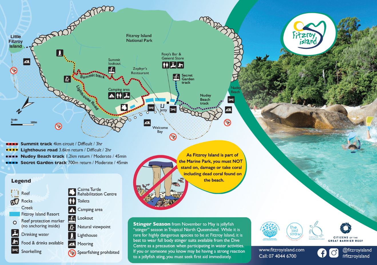The complete travel guide to visiting Fitzroy Island in Queensland!